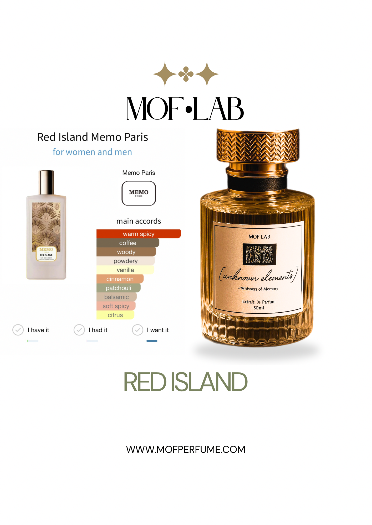 MOF - Red Island Memo Paris